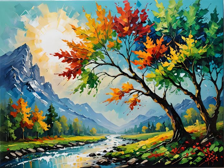 Wonderful Nature - Creative Design - Digital Art & AI, Landscapes ...