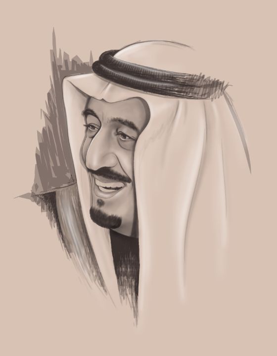 king Salman - alhedart - Digital Art, People & Figures, Animation ...