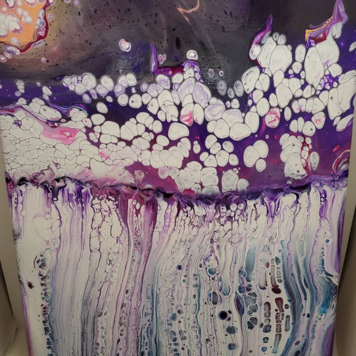 Waterfall - Glorious Colors by Annie - Paintings & Prints, Abstract ...