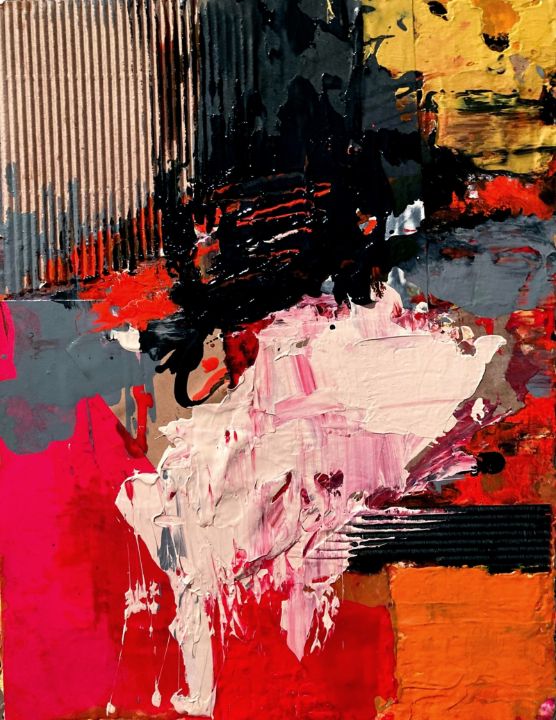 Canyon Spirit - Diane Leon - Paintings & Prints, Abstract, Collage - ArtPal