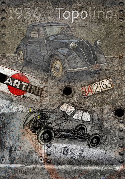 1936 Topo Art - Digital art by Paul David Redfern - Digital Art & AI ...