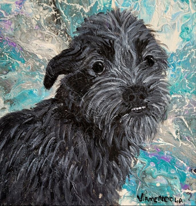 Jazz - Art Amendola abstract pets - Paintings & Prints, Animals, Birds ...