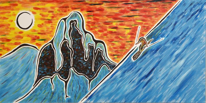 Last Run - Kurt Champe - Paintings & Prints, Sports & Hobbies, Other ...