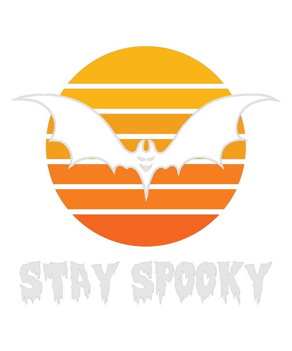 Stay Spooky Halloween Bat Flying - zak bakir - Drawings & Illustration ...