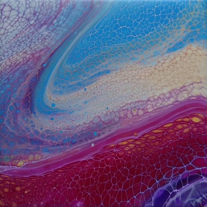 Island Atoll - Marine Abstract - Paintings & Prints, Abstract, Color ...