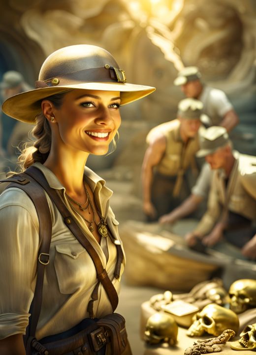 Lady adventure - Fine Art VIP club - Digital Art & AI, People & Figures ...