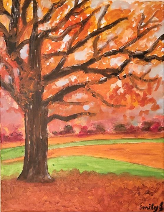 Fall Colors - Emily J - Paintings & Prints, Landscapes & Nature ...