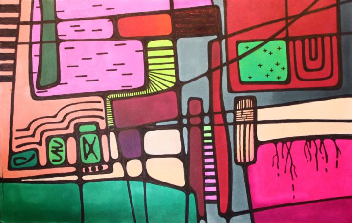 11 x 14 in abstract - Matthew Heard - Drawings & Illustration, Abstract ...