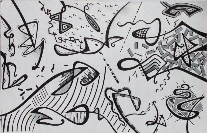 untitled 11 x 17 in - Matthew Heard - Drawings & Illustration, Abstract ...
