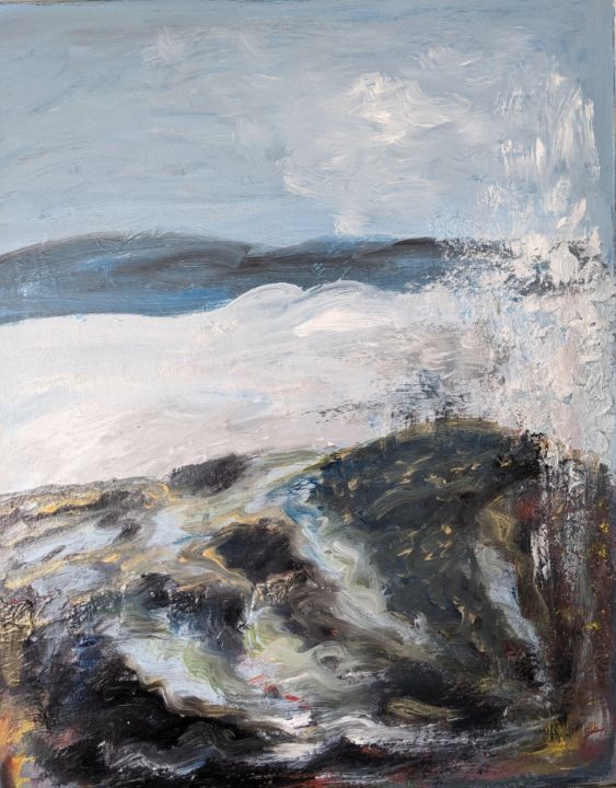 'flying high' - Donnette Levine Bufton - Paintings & Prints, Landscapes ...