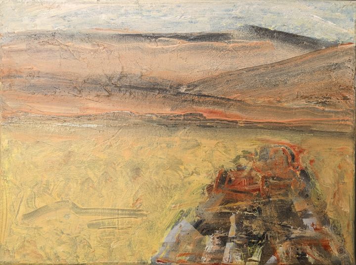 'moorland trek' - Donnette Levine Bufton - Paintings & Prints, Abstract ...