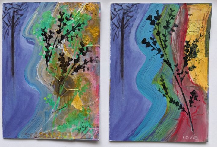 Cards hand made 1 - Donnette Levine Bufton - Paintings & Prints ...