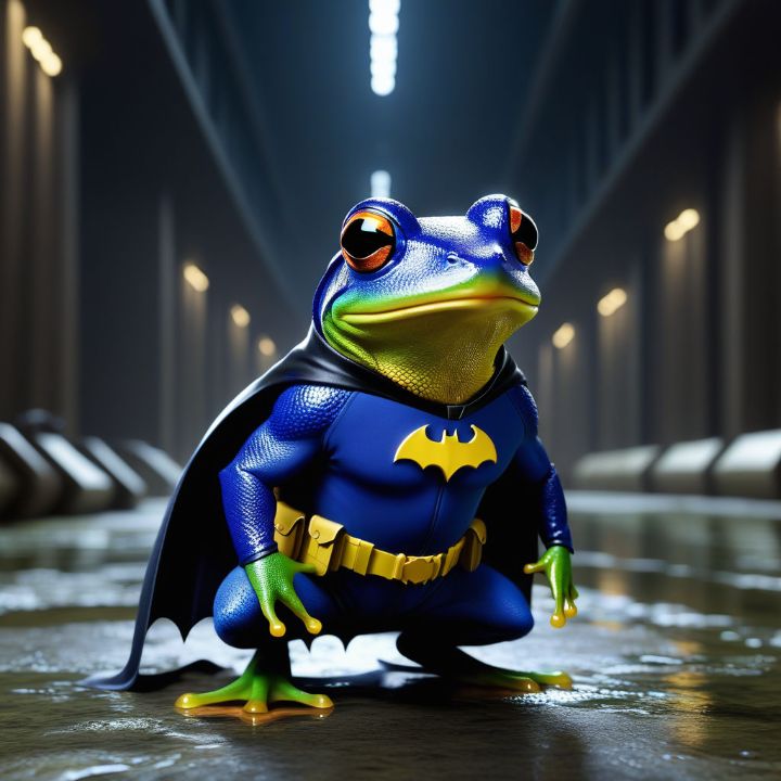 Batman frog - Harel Perlman - Digital Art & AI, Animals, Birds, & Fish ...