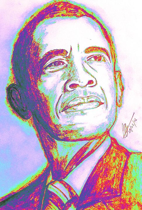 Your President - Collin A. Clarke - Drawings & Illustration, People ...