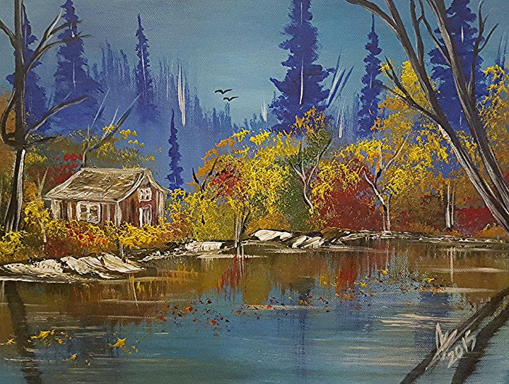 Autumn Season - Collin A. Clarke - Paintings & Prints, Landscapes ...