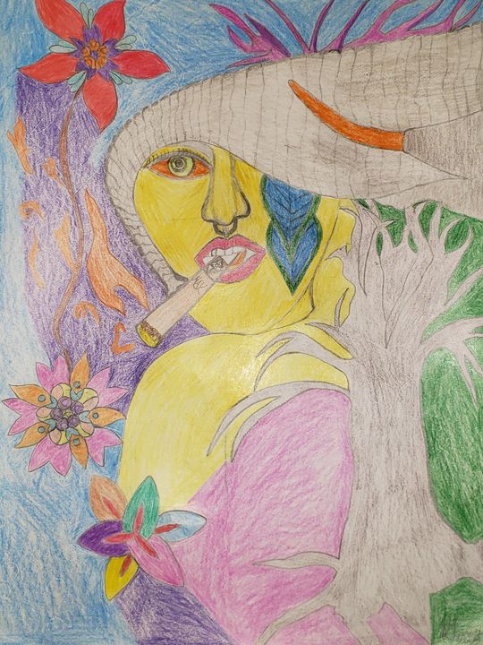 Roots of nature - Creole Lady Art - Drawings & Illustration, Abstract ...