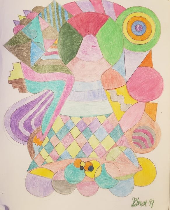 Energy Flow - Creole Lady Art - Drawings & Illustration, Abstract ...