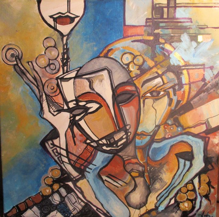 OUR MANY MASKS - INDRA - Paintings & Prints, Religion, Philosophy ...