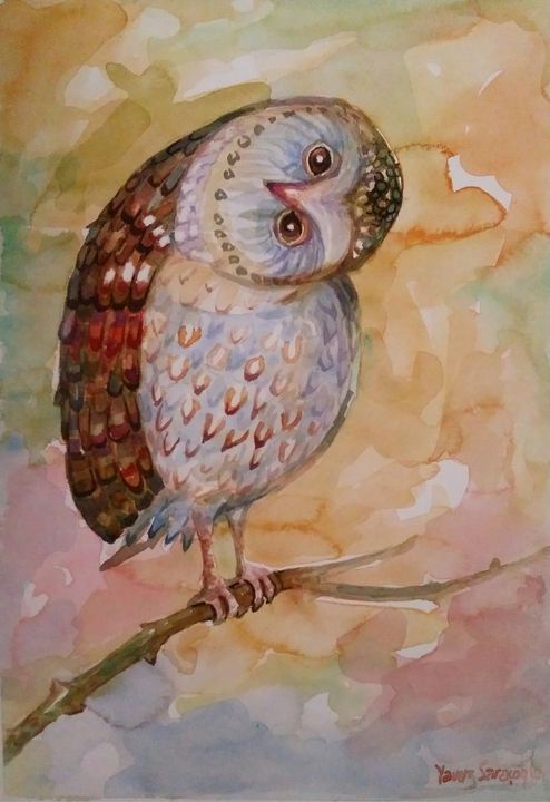 Owl - artgallery - Paintings & Prints, Animals, Birds, & Fish, Birds ...