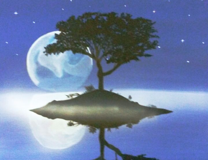 Solitude - Acro Arts - Paintings & Prints, Landscapes & Nature, Lakes ...