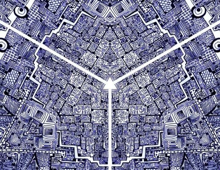 jomr - smoopy - Paintings & Prints, Abstract, Geometric - ArtPal