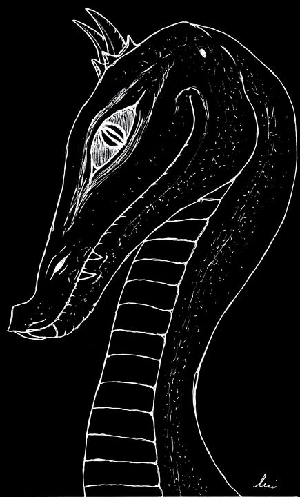 Cheeky little dragon - inverted - Luis's art gallery - Drawings ...