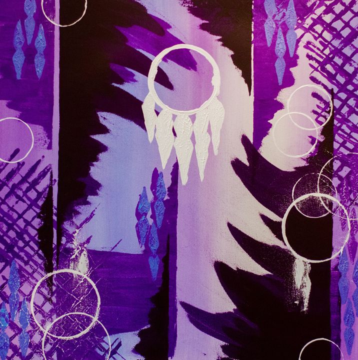 Dreamweaver Purple - MA Miller - Paintings & Prints, Abstract, Color ...