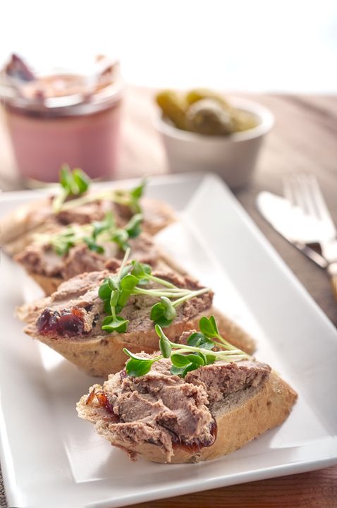 Pate spread on bread slices. - Kalinka Georgieva - Photography, Food ...