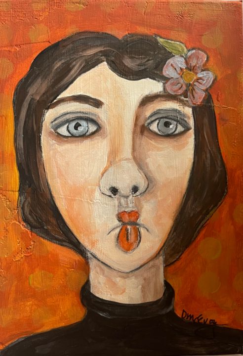 Sweet Kisses - Deborah McEvoy - Paintings & Prints, People & Figures ...