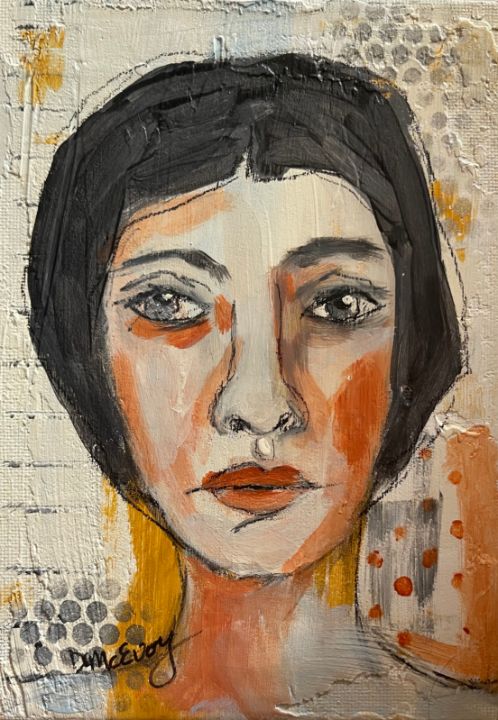 Shifting- SOLD - Deborah McEvoy - Paintings & Prints, People & Figures ...