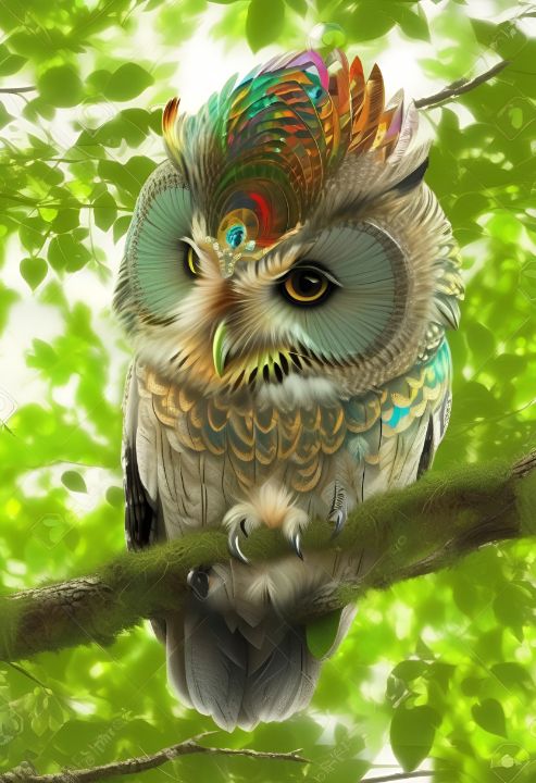 Fairy Tale Owl - Digital Images by Christopher Pettis - Digital Art ...