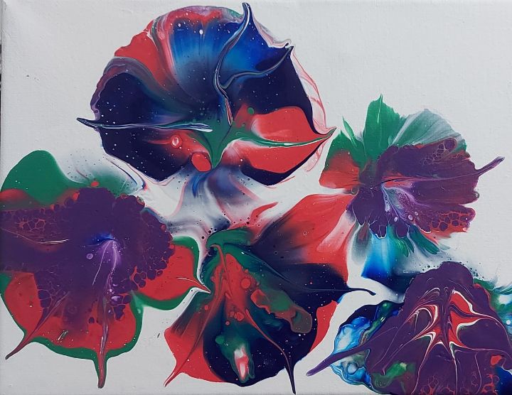 Sea Creatures - The Shiny Emu - Paintings & Prints, Abstract, Irregular ...