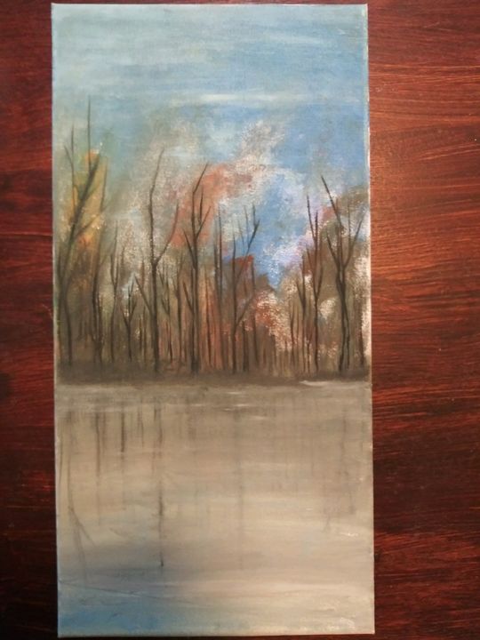 Watercolor forest - Spontaneous Art - Paintings & Prints, Abstract ...