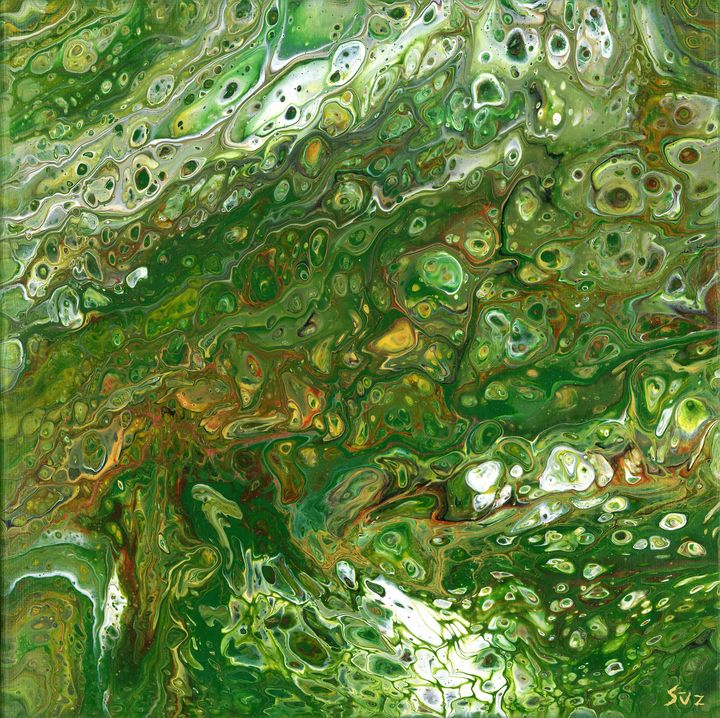 Algae - Susan Andrews - Paintings & Prints, Abstract, Color - ArtPal