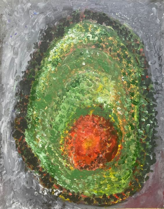 "Ann's Avocado" by Ann - The Art Posse - Paintings & Prints, Food ...