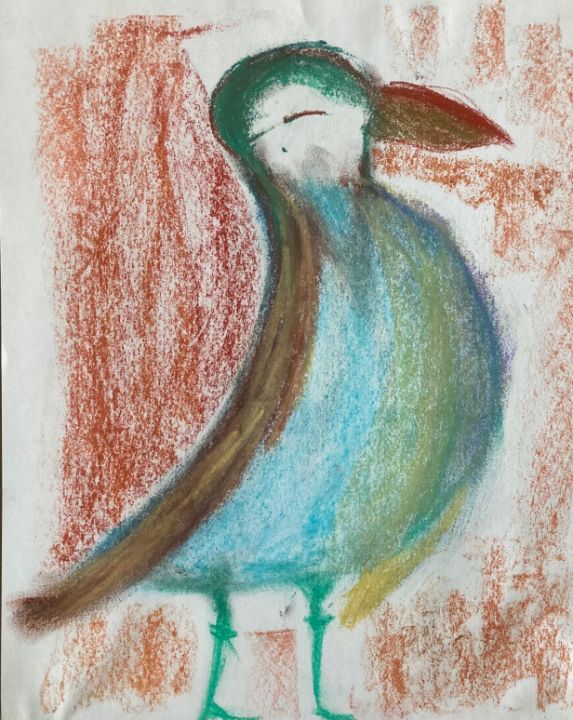 "Bougee Bird" by DMilly - The Art Posse - Paintings & Prints, Animals ...