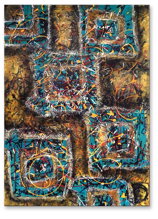 Maze - Ioannis Tsaousidis paintings - Paintings & Prints, Abstract ...