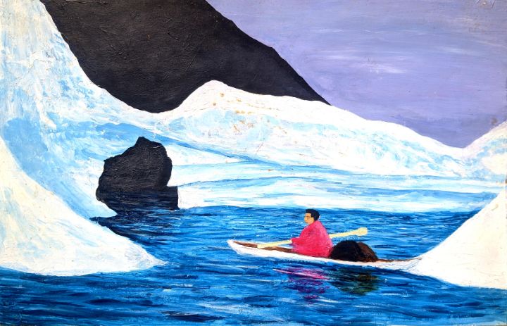 Sailing Eskimo - Kpeluola Art - Paintings & Prints, Landscapes & Nature ...