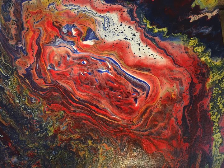 “Rose” #20 original - Chris Link Art - Paintings & Prints, Abstract ...
