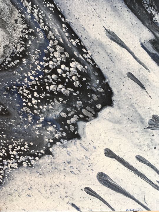 “Snow” #88 original - Chris Link Art - Paintings & Prints, Abstract ...