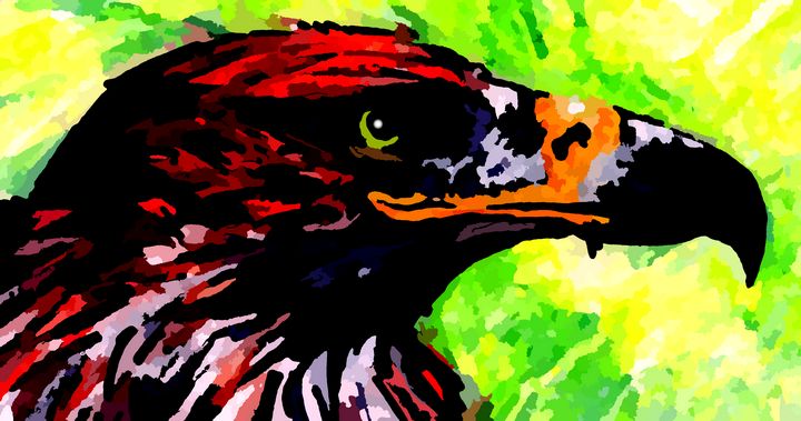 Hawk with mods - BYoung - Digital Art & AI, Animals, Birds, & Fish ...