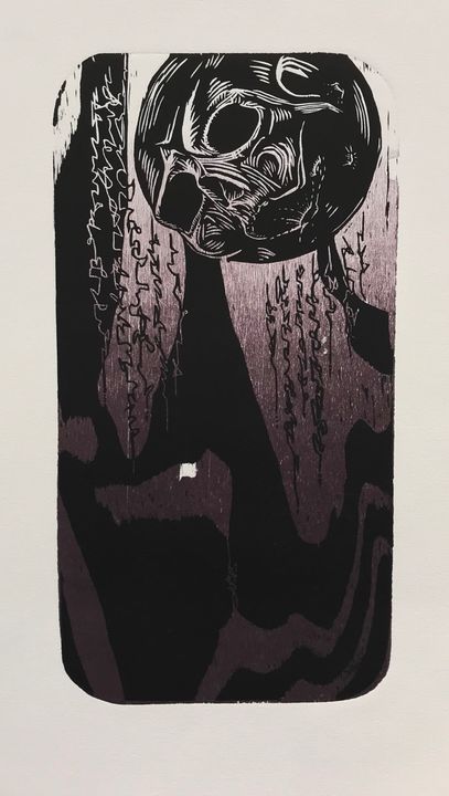 Violet Rising Warm - Asylum Prints - Paintings & Prints, Abstract ...