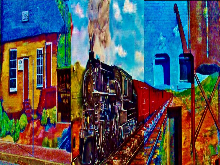 Train Mural - Art I AM Studio - Photography, Buildings & Architecture ...