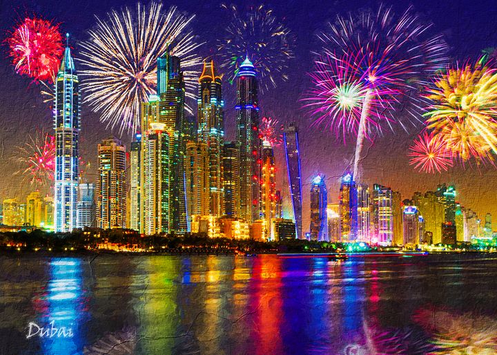 Dubai - Anxhela Sufa - Paintings & Prints, Places & Travel, Asia ...