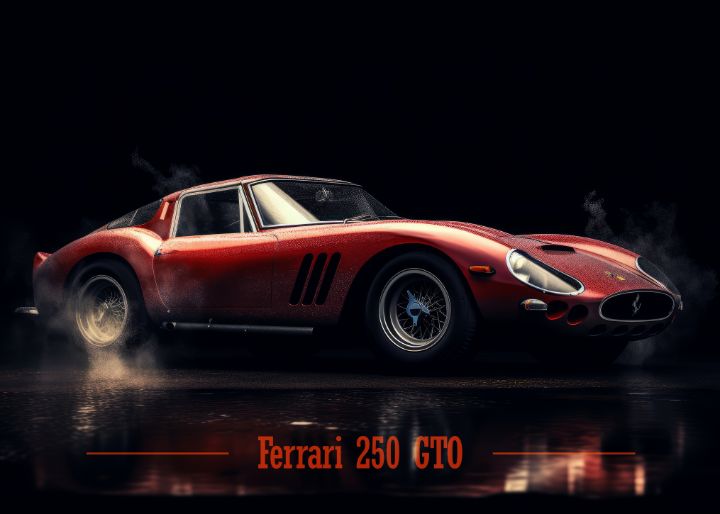 Ferrari 250 GTO - Anxhela Sufa - Digital Art & AI, Vehicles ...