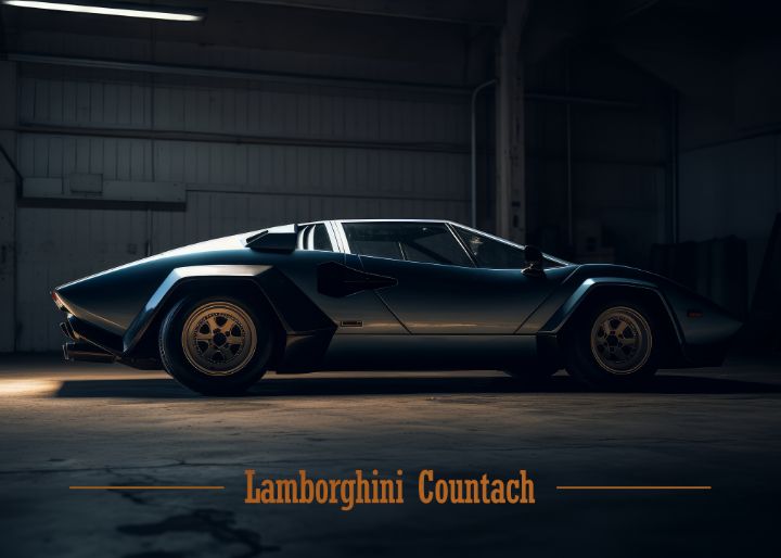 Lamborghini Countach - Anxhela Sufa - Digital Art & AI, Vehicles ...