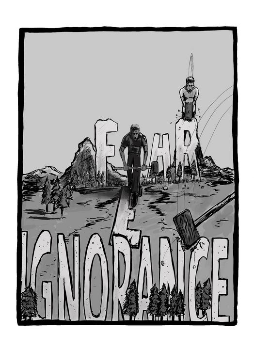 Fear and Ignorance Be Destroyed - Dedrick's Artist-mind - Drawings ...