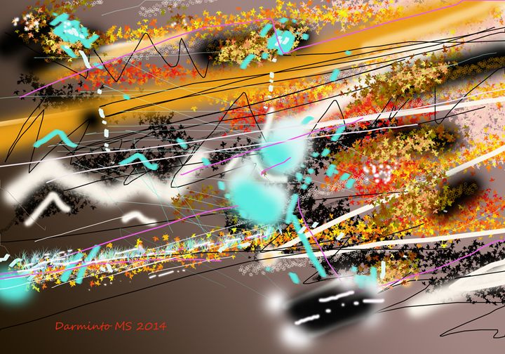 Rainbow Abstraction - Darminto Art Gallery - Digital Art & AI, Abstract ...