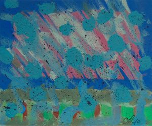 obstruct horizon - LAMimages - Paintings & Prints, Abstract, Color - ArtPal