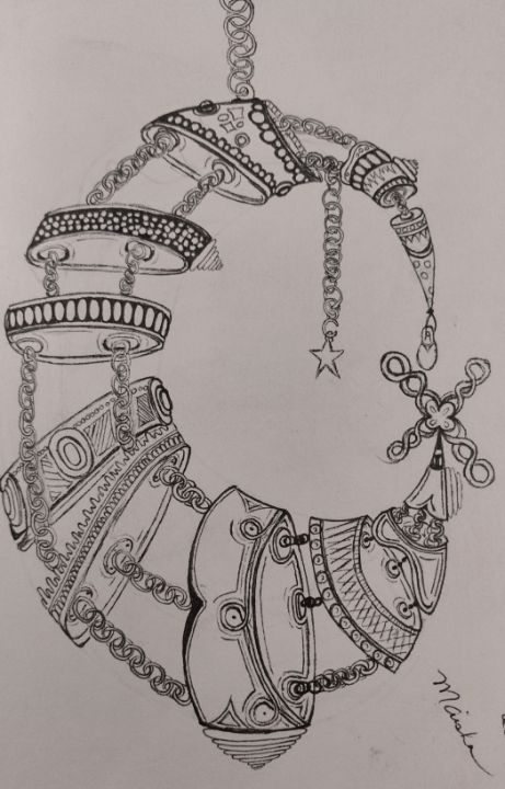 Steam Punk Moon in Pieces - Maisha Pries - Drawings & Illustration ...